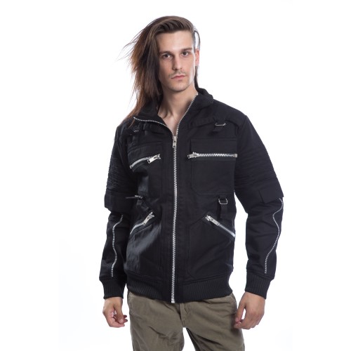 TROUT JACKET MENS BLACK